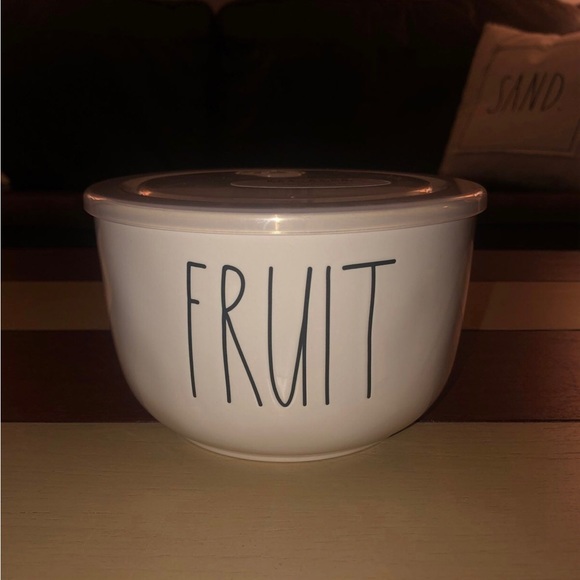 Rae Dunn | Kitchen | Rae Dunn Fruit Container With Lid | Poshmark